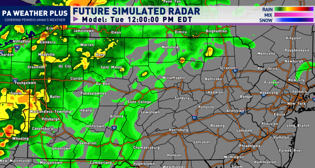 Pennsylvania Weather: Cold Front Sparks Rainfall & Big Temperature Drop ...
