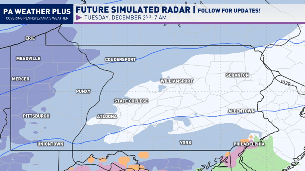 First Widespread Pennsylvania Snowfall Event of the Winter Season - PA ...