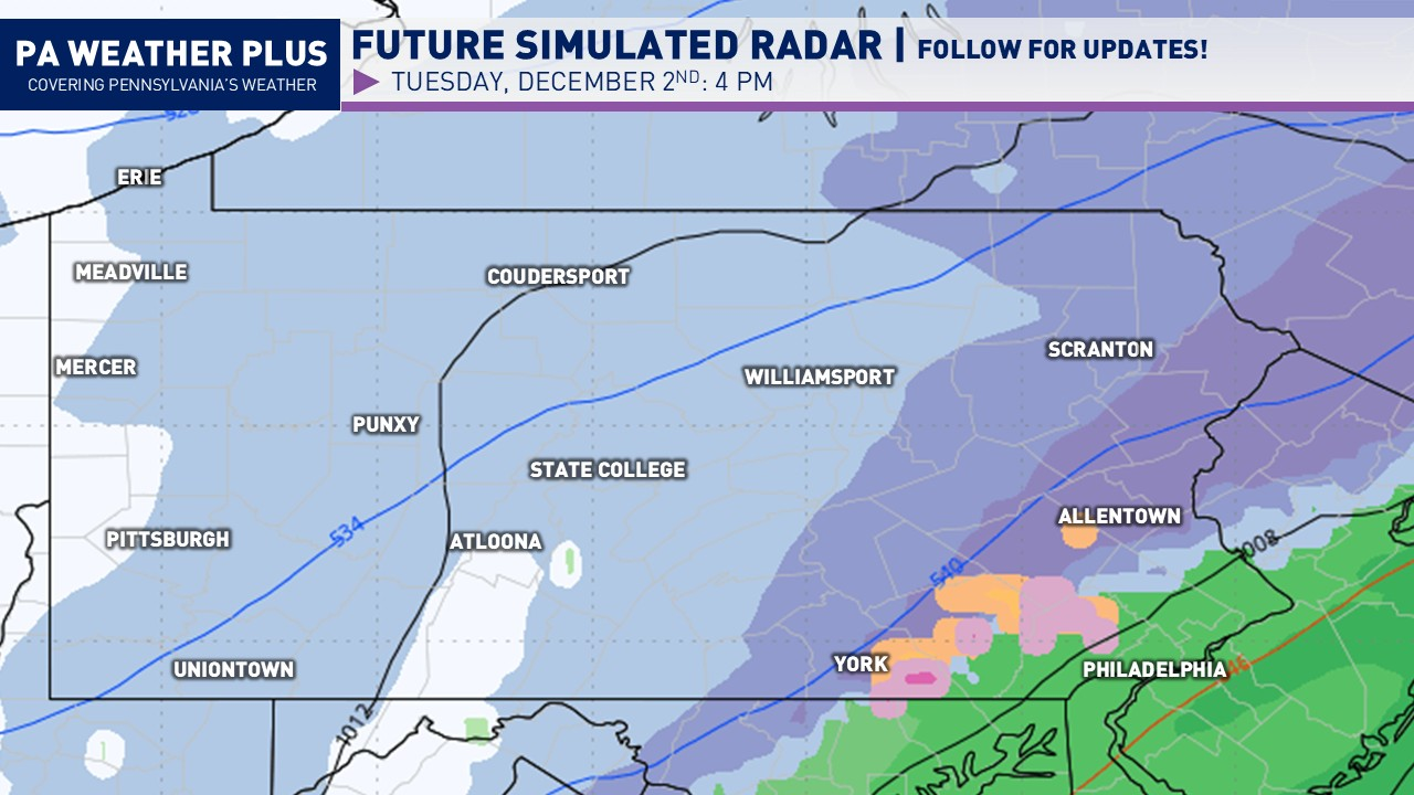 First Widespread Pennsylvania Snowfall Event of the Winter Season - PA ...
