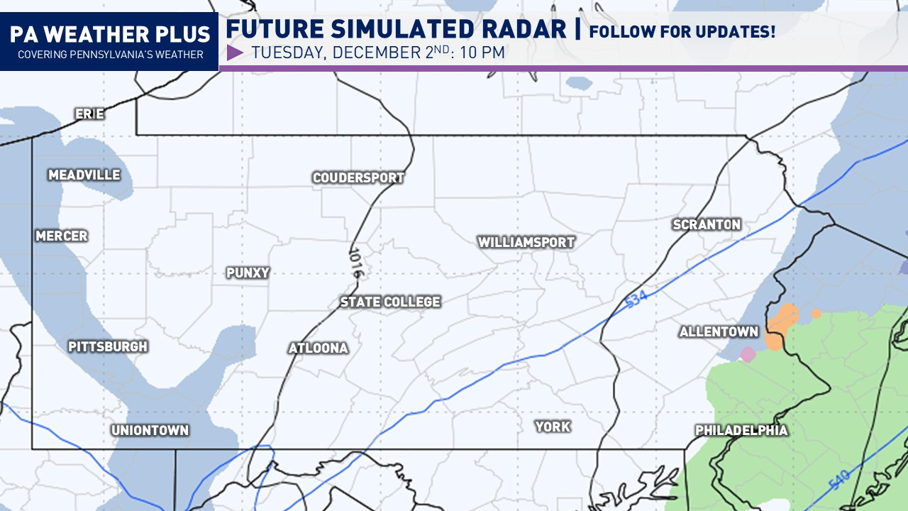 First Widespread Pennsylvania Snowfall Event of the Winter Season - PA ...