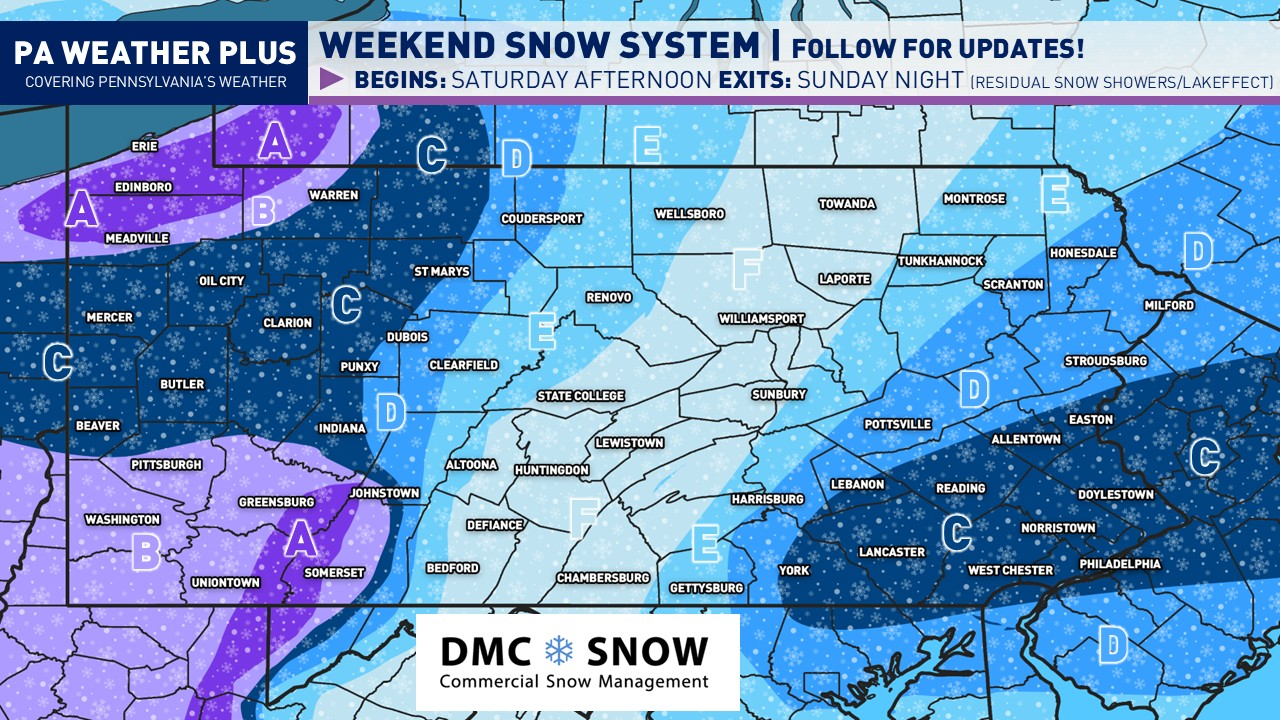 Winter Storm Brings Snow to Pennsylvania: Final Forecast - PA Weather Plus